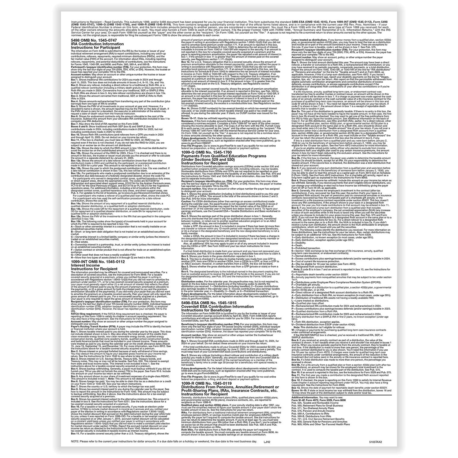 1099 Blank for Various Forms | Formstax