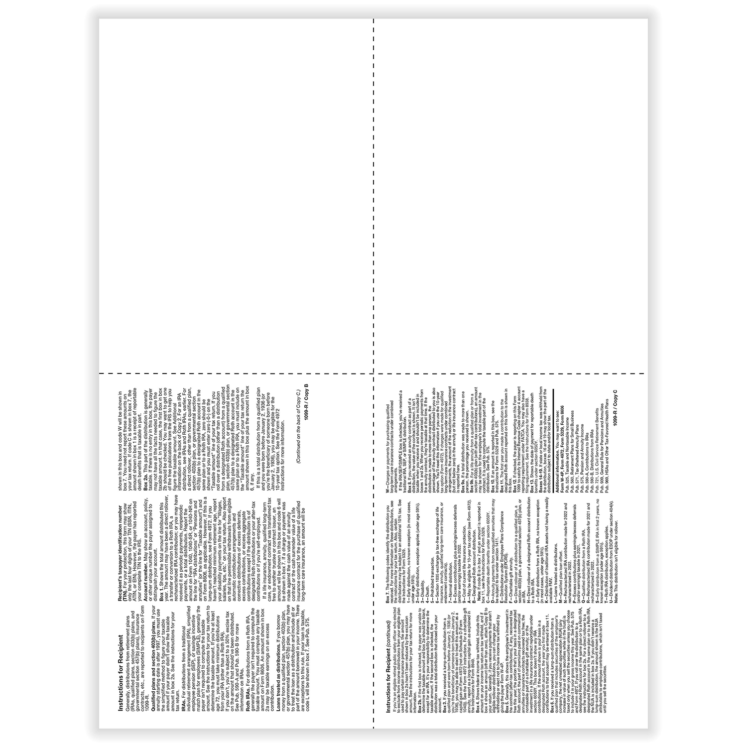 1099 Tax Form | 1099-R copies | Formstax