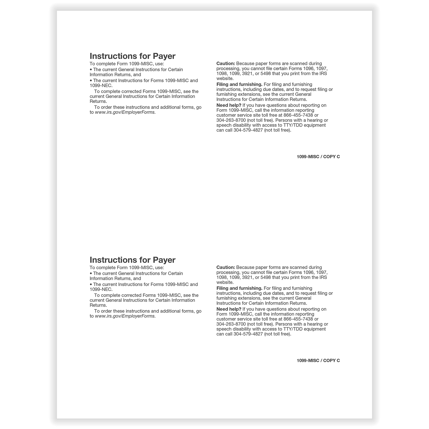 1099 MISC TaxForm | 1099 Form Copy C | 1099 Form | Formstax